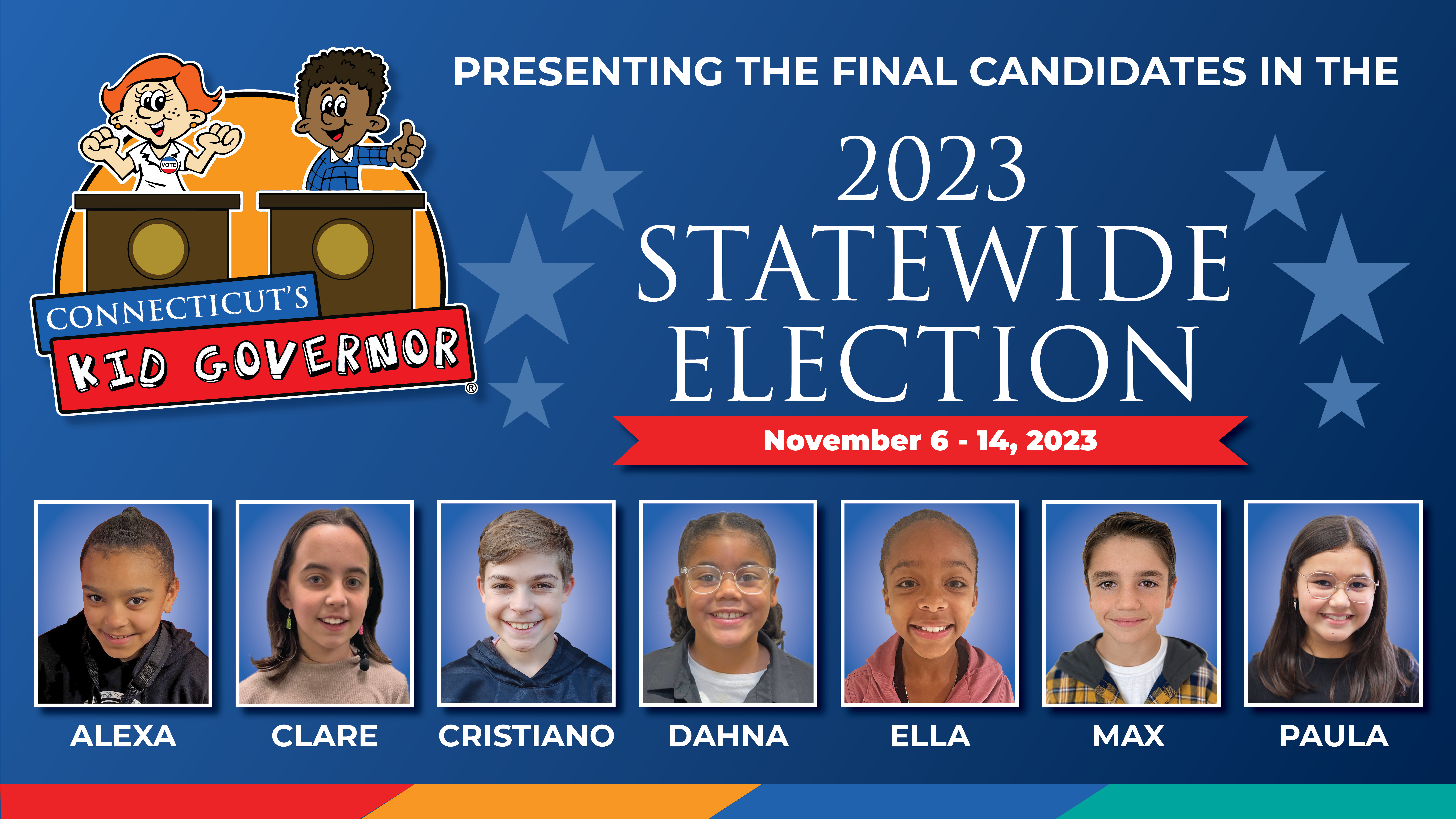 2023 Election Candidates – Connecticut's Kid Governor®